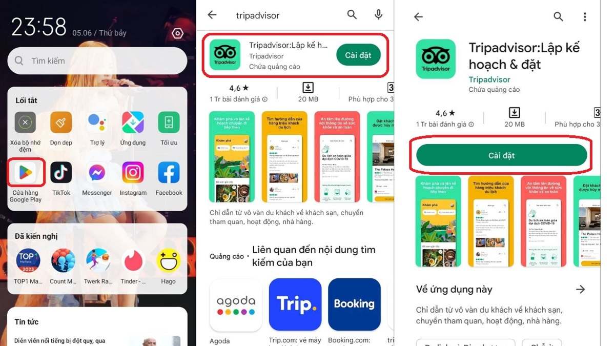 Tải Tripadvisor - Ứng dụng tạo plan, đặt chuyến đi du lịch