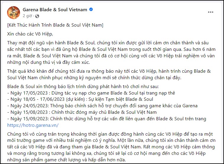 Blade & Soul Việt Nam ngừng hoạt động, và những gì bạn cần biết