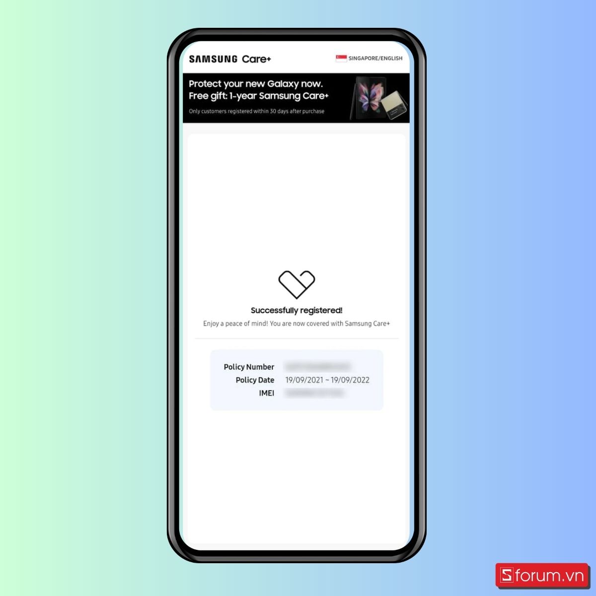 Hướng dẫn cách kiểm tra bảo hành Samsung Care+