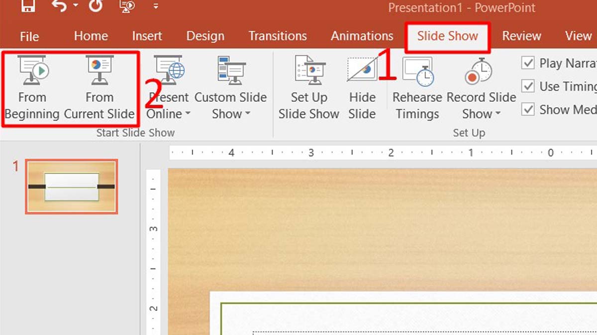 Hướng dẫn cách trình chiếu Powerpoint cho người mới bắt đầu