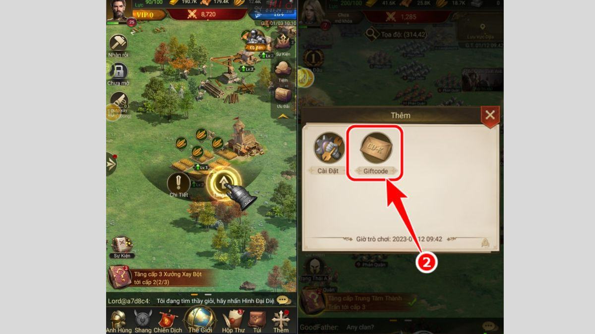 Full code Đế Quốc Quật Khởi mới nhất 12/2023, cách nhập mã code