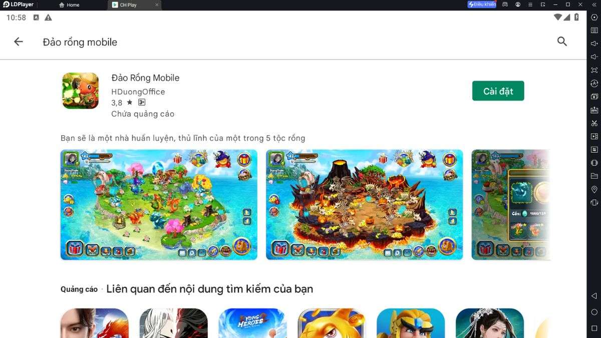 Tải Đảo Rồng Mobile chơi game trên PC, iOS, Android APK