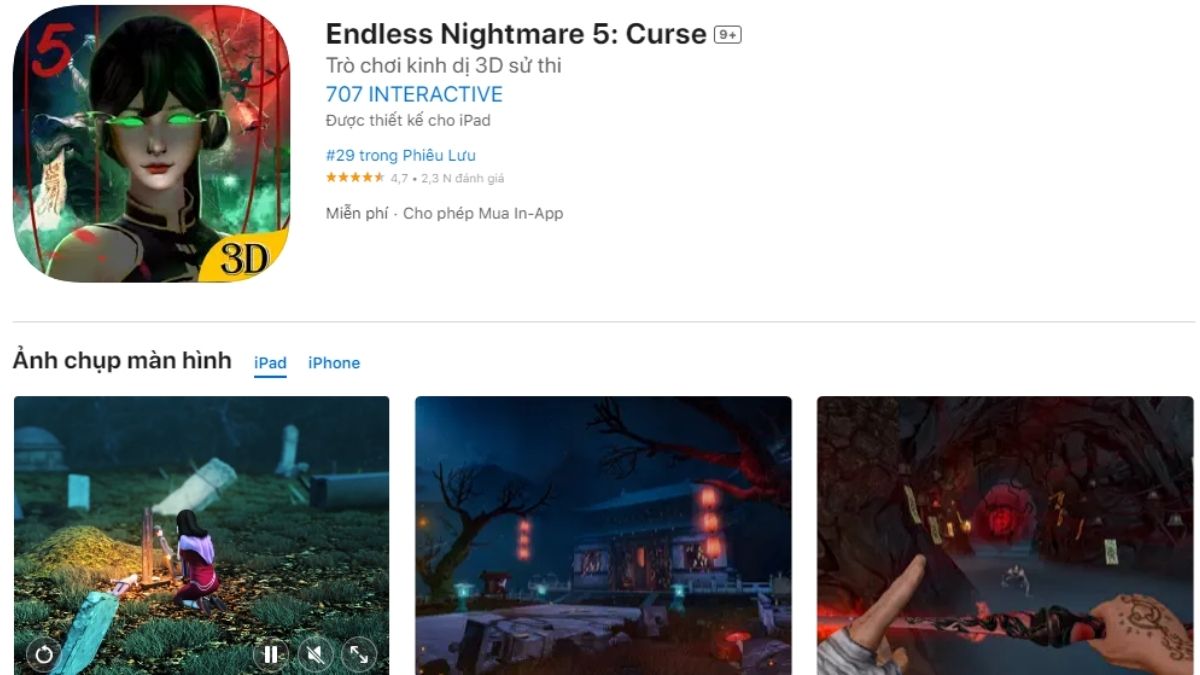 Tải Endless Nightmare 5 chơi game trên PC, Android, iOS