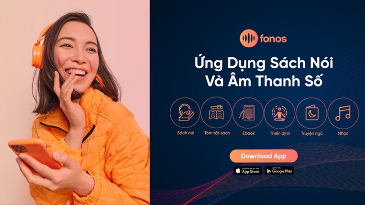 Tải Fonos: Ứng dụng Sách nói, thiền định và Ebook online
