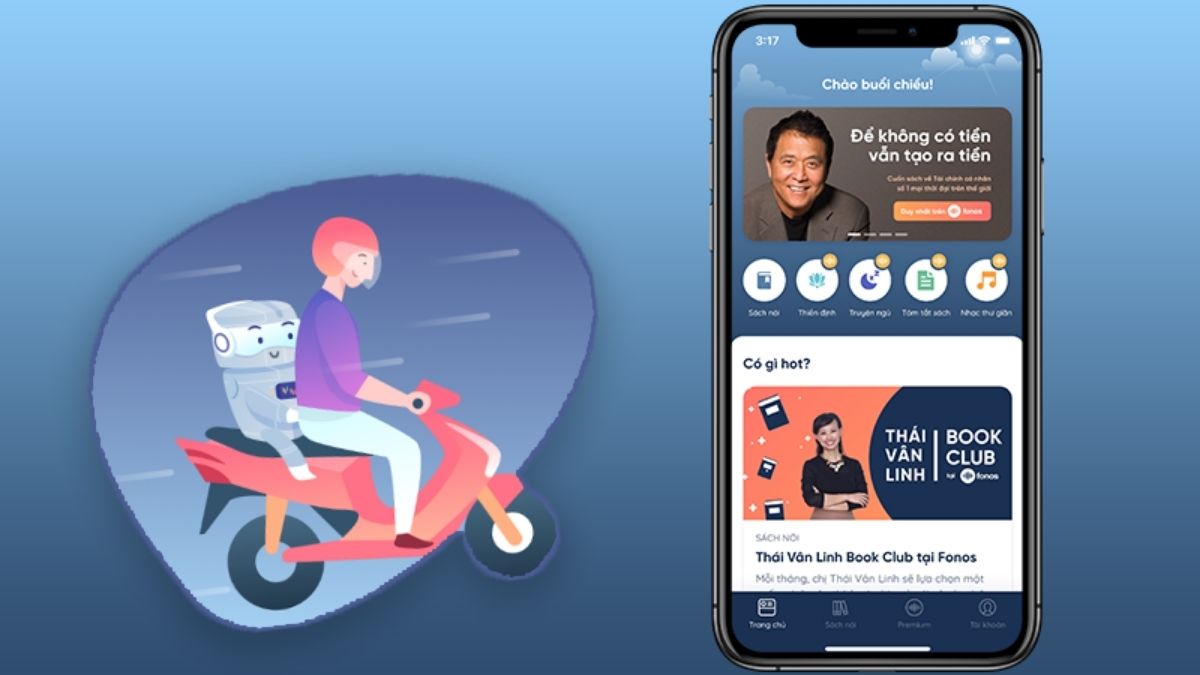 Tải Fonos: Ứng dụng Sách nói, thiền định và Ebook online