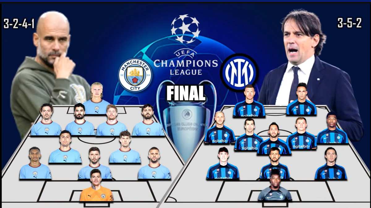 Lịch thi đấu chung kết C1 Man City vs Inter Milan 2023