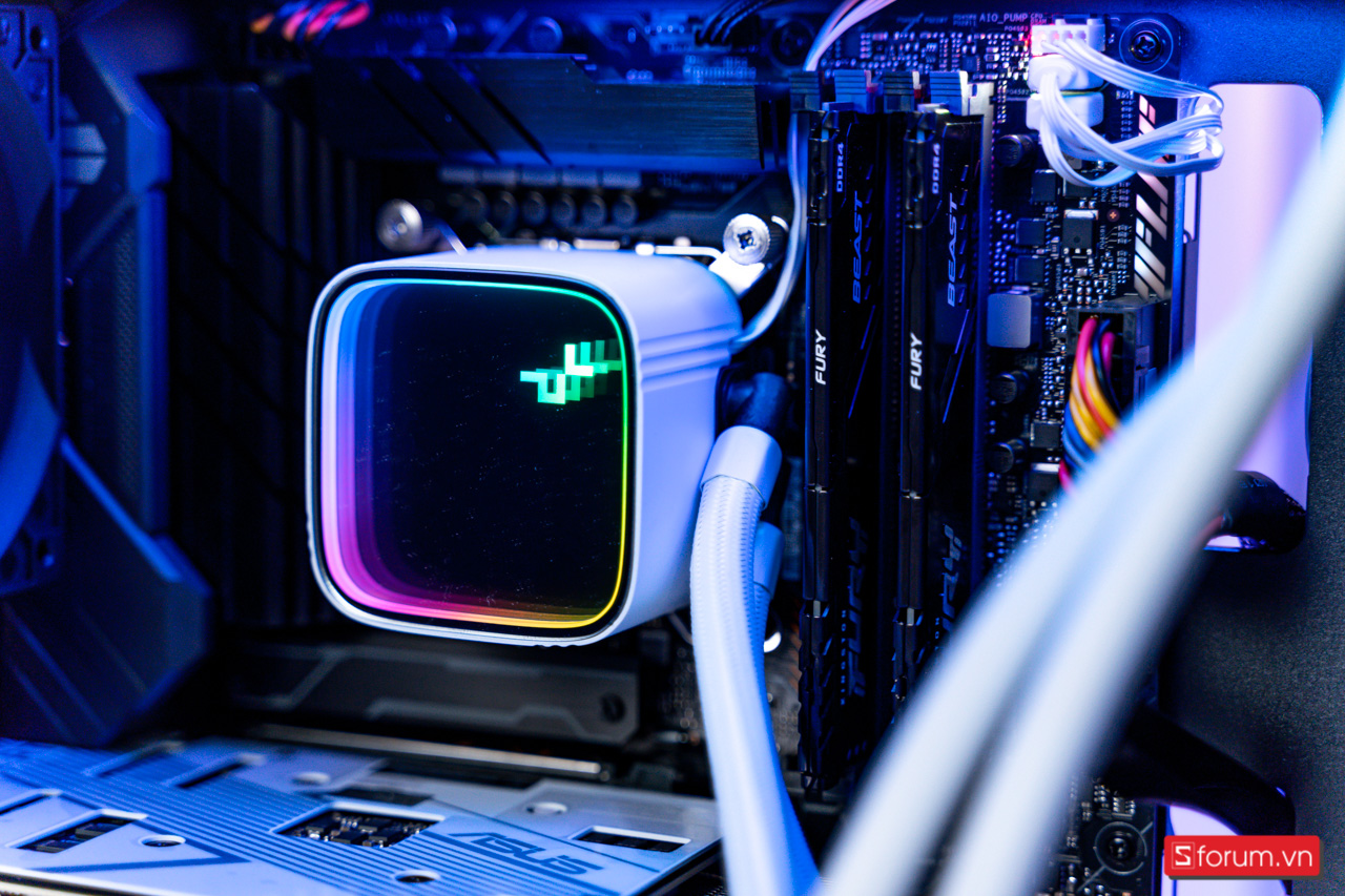 Trên tay bộ tản nhiệt nước AIO DeepCool LS520 SE WH: 2 fan gọn gàng ...