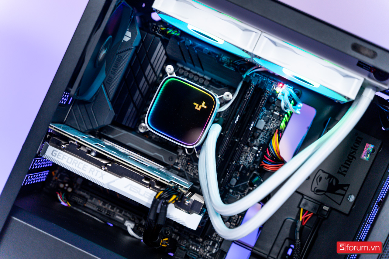 Trên tay bộ tản nhiệt nước AIO DeepCool LS520 SE WH: 2 fan gọn gàng ...