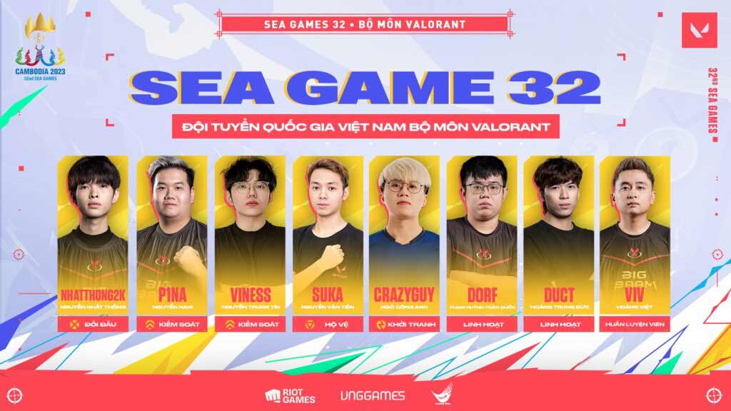 Đánh giá đội hình VALORANT của đội tuyển Việt Nam tại SEA Games 32