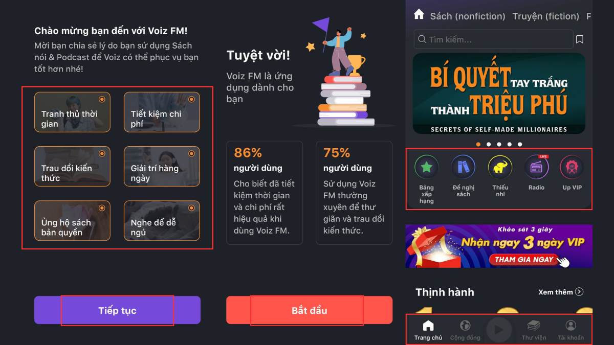 Tải Voiz FM - App Sách nói bản quyến & Podcast chất lượng