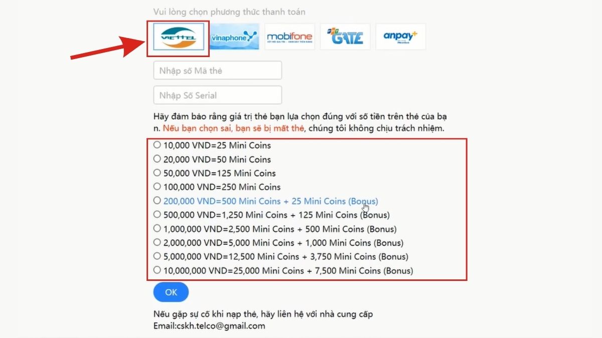 4 Cách nạp Mini World bằng thẻ cào nhận xu nhiều nhất