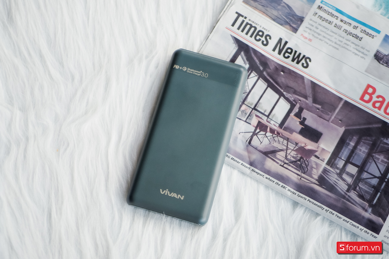 Trên tay PDP Vivan VPB-M10: Sạc nhanh 18W cho cả iPhone lẫn Android ...