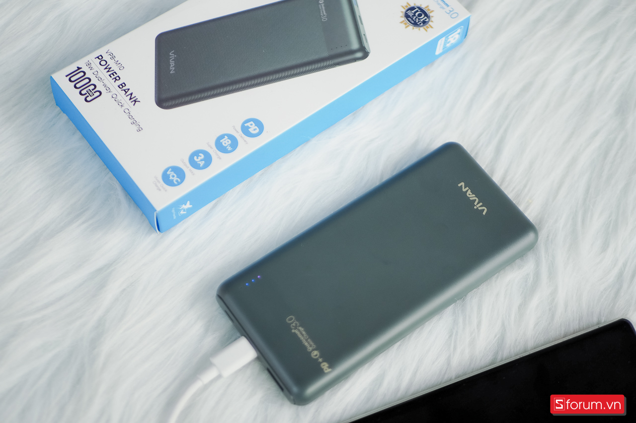 Trên tay PDP Vivan VPB-M10: Sạc nhanh 18W cho cả iPhone lẫn Android ...