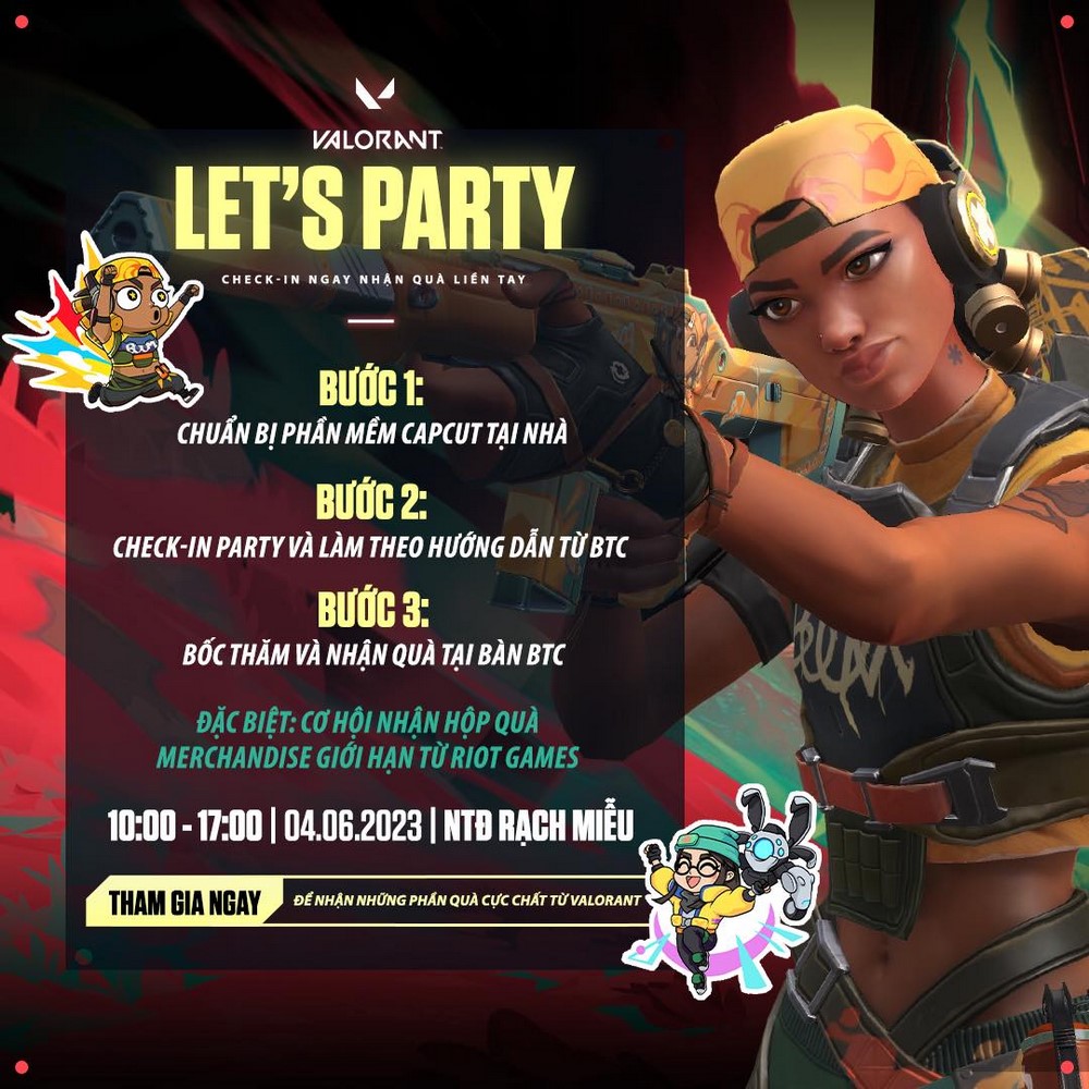 Sự kiện VALORANT Party - Here comes the Party có gì ? Sforum