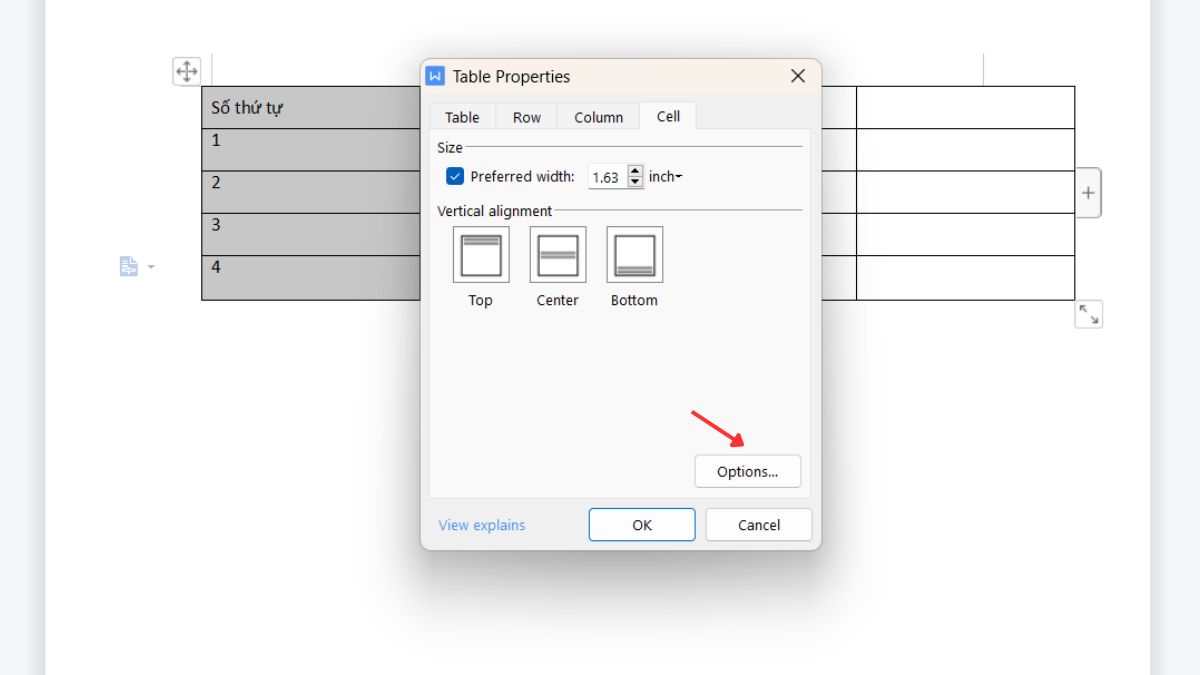 6 cách căn giữa ô trong Word siêu dễ và nhanh nhất