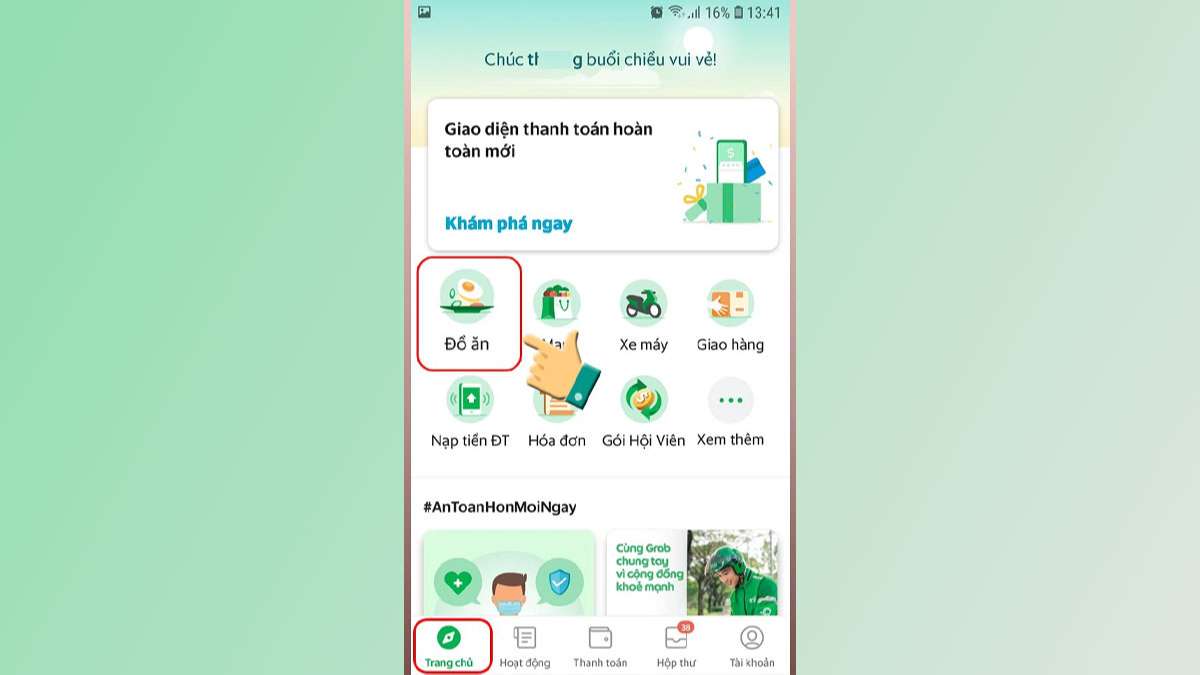 Cách đặt đồ ăn trên Grab giao tận nhà nhanh chóng, giá rẻ
