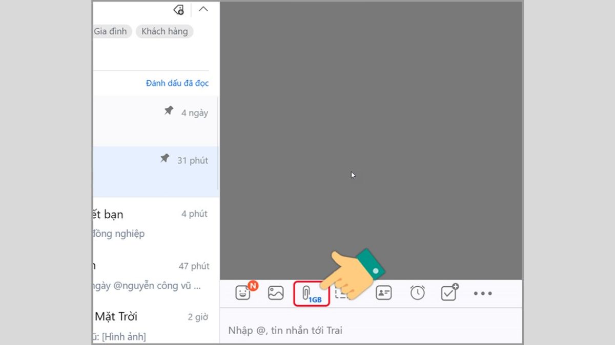 Cách gửi file PowerPoint qua Zalo trên điện thoại, máy tính