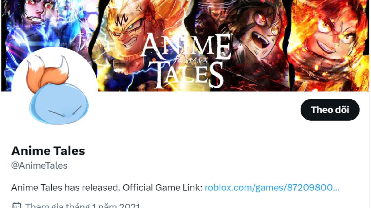 Danh sách code Anime Tales update mới nhất 2023