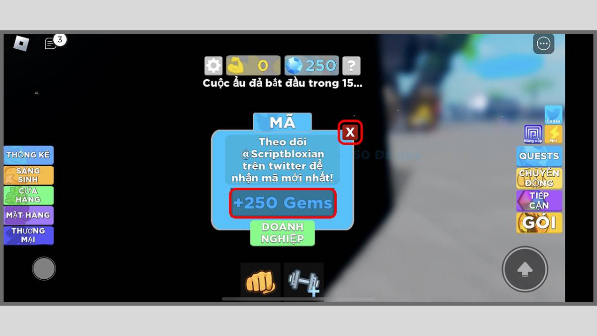 Code Muscle Legends mới nhất 05/2024 [Agility x Strength]