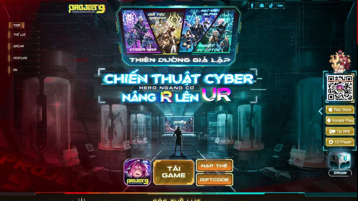 Full code Project 9: Thiên Đường Giả Lập mới nhất