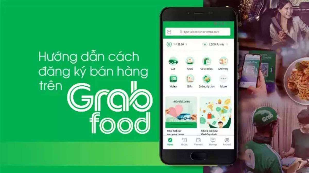 Hướng dẫn cách đăng ký bán hàng trên GrabFood online 2023