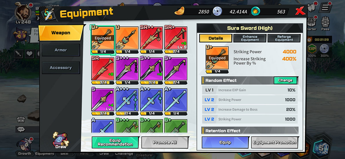 Đánh giá game "hiệp nữ" Legendary Master Idle – Không mới nhưng hay, vậy là đủ!