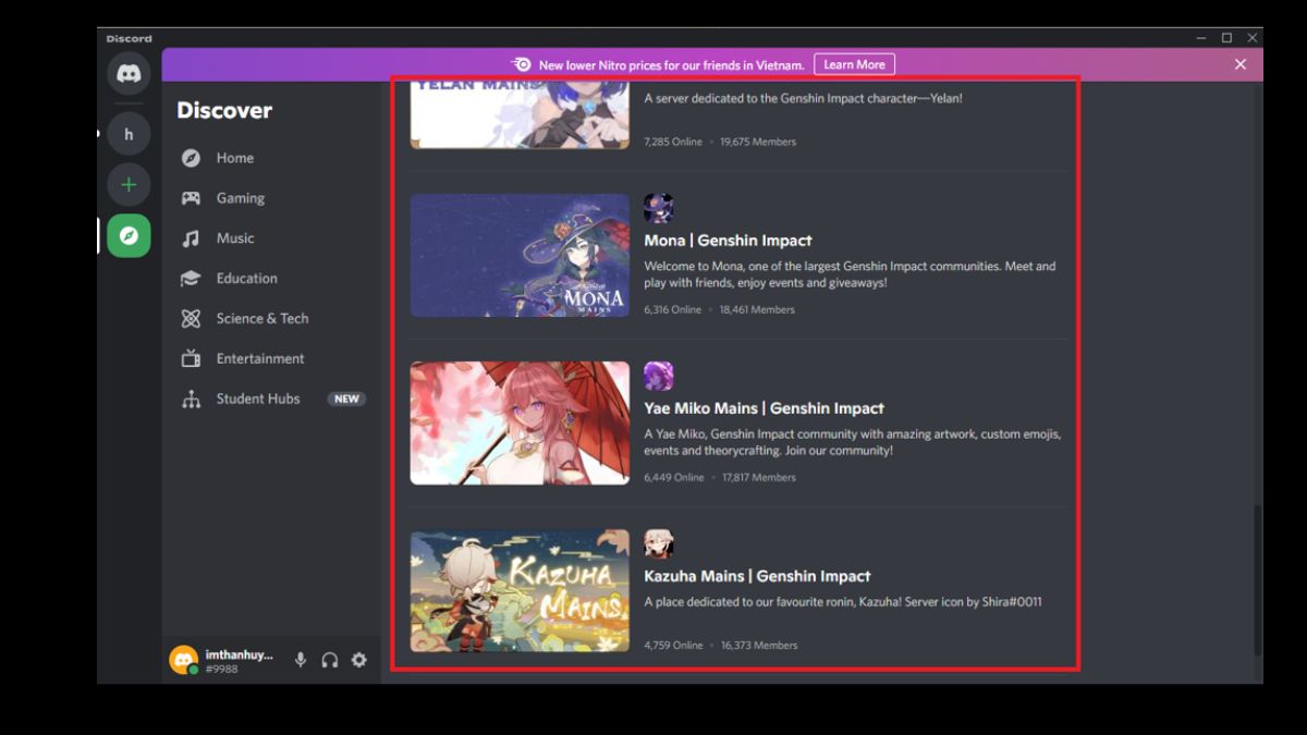 Server discord là gì? Cách tìm trên máy tính, điện thoại