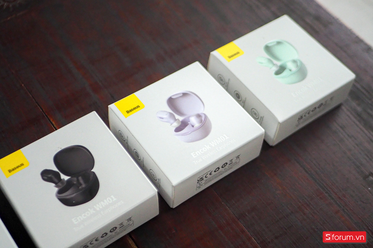 Trên tay tai nghe không dây Baseus Encok WM01: Màu sắc đẹp, thiết kế ...