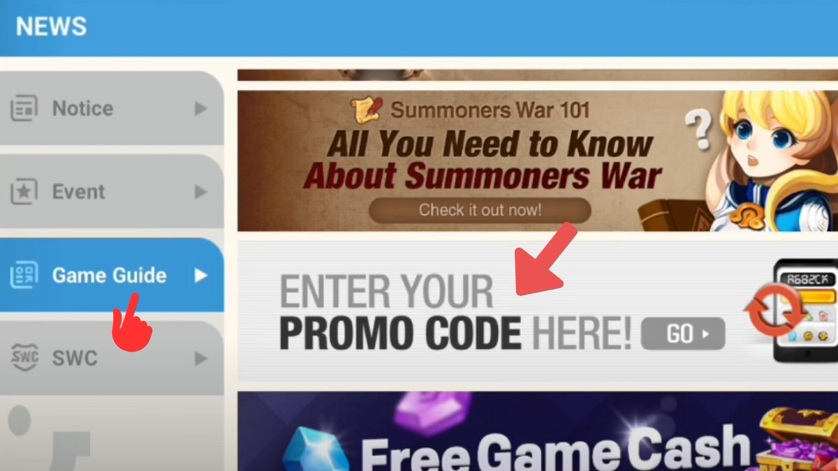 Full code Summoners War mới nhất 2024, cách nhập code