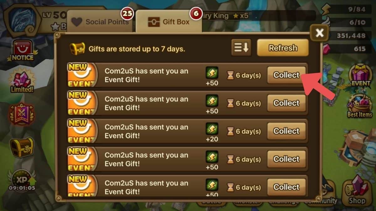 Full code Summoners War mới nhất 2024, cách nhập code