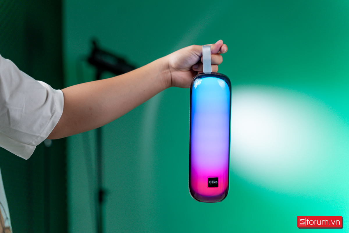 Trên tay loa bluetooth Olike S3: Công suất 14W, hiệu ứng ánh sáng đẹp ...