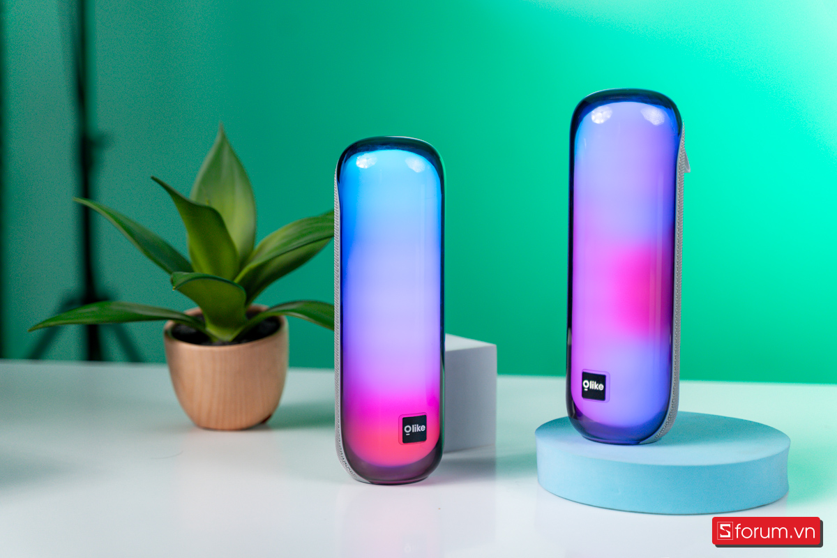 Trên tay loa bluetooth Olike S3: Công suất 14W, hiệu ứng ánh sáng đẹp ...