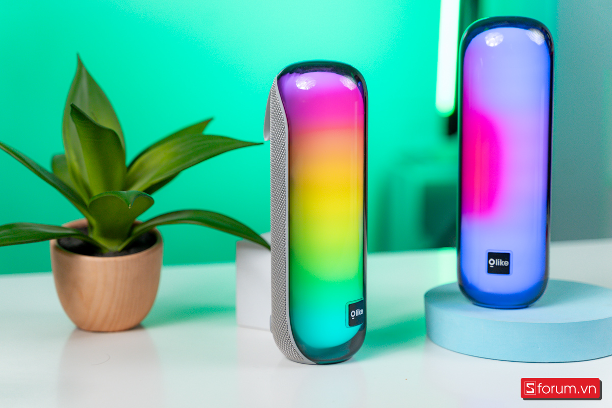 Trên tay loa bluetooth Olike S3: Công suất 14W, hiệu ứng ánh sáng đẹp ...