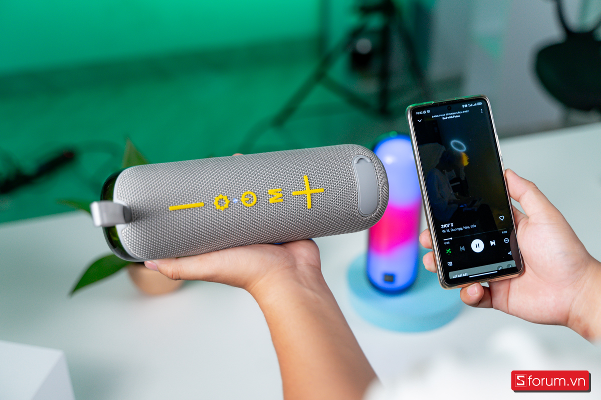 Trên tay loa bluetooth Olike S3: Công suất 14W, hiệu ứng ánh sáng đẹp ...