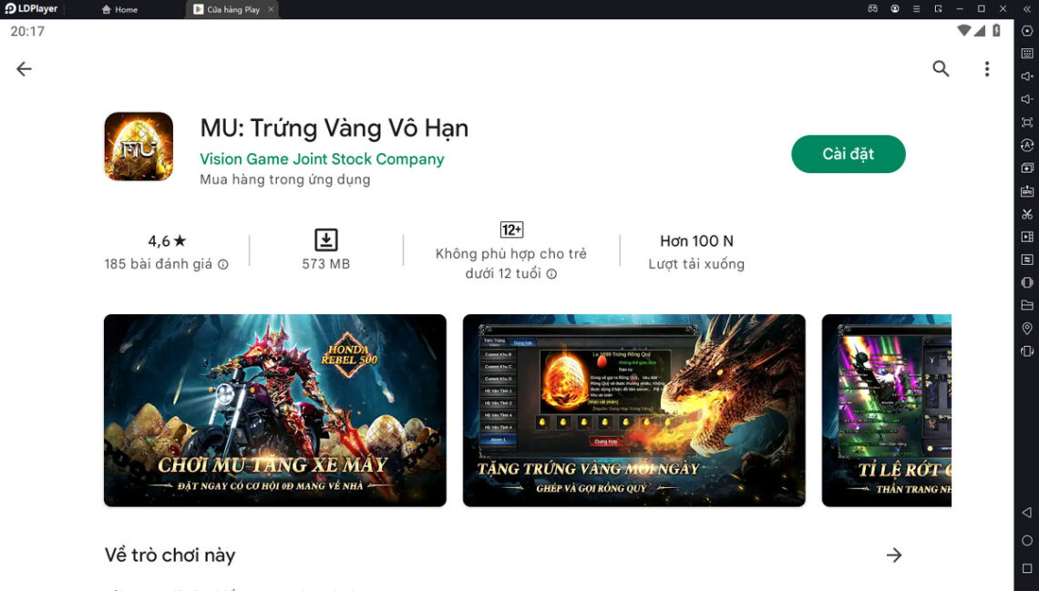 LDPlayer: Trợ thủ lý tưởng nhất cày clone MU - Trứng Vàng Vô Hạn trên máy tính