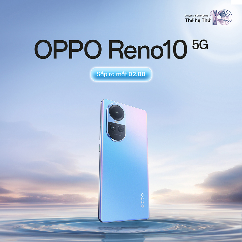 Chuyên gia chân dung thế hệ thứ 10 của OPPO - Reno10 5G lộ hint sắp xuất hiện tại Việt Nam