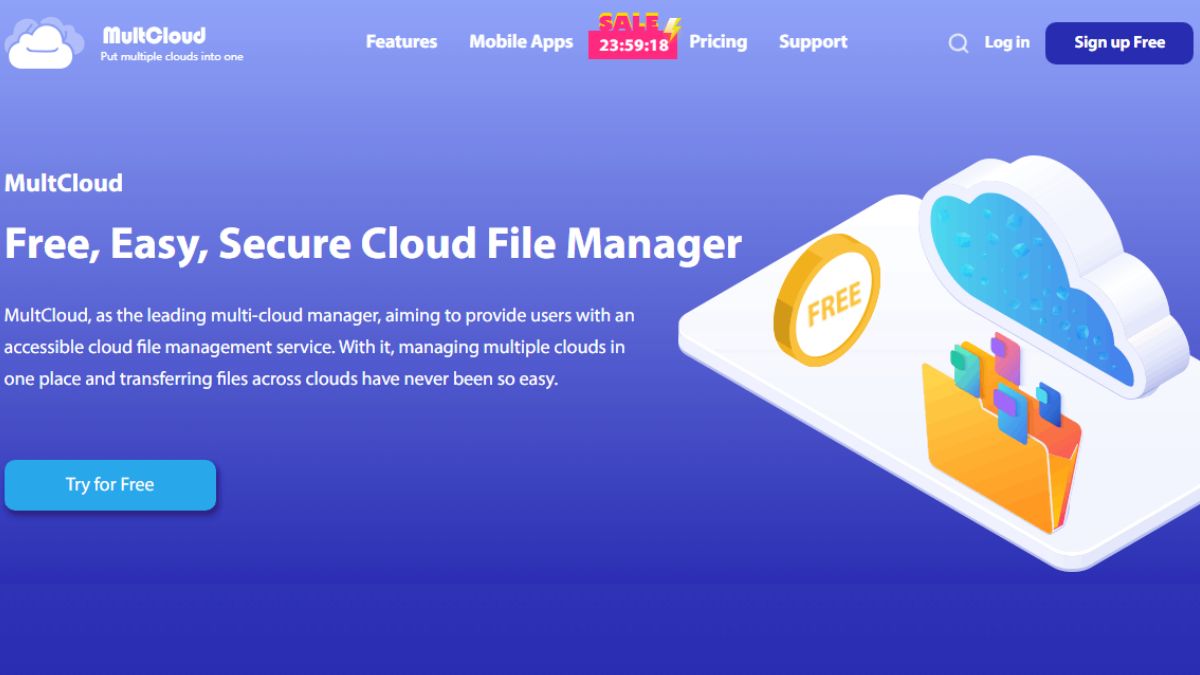 Cơ hội sở hữu 500GB Data Traffic MultCloud lưu trữ dữ liệu miễn phí