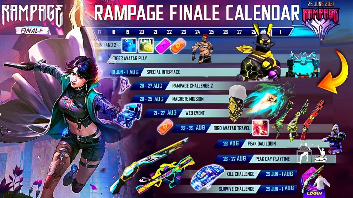 Free Fire: Rampage 5.0 chào sân game thủ với nhiều phần quà miễn phí ...