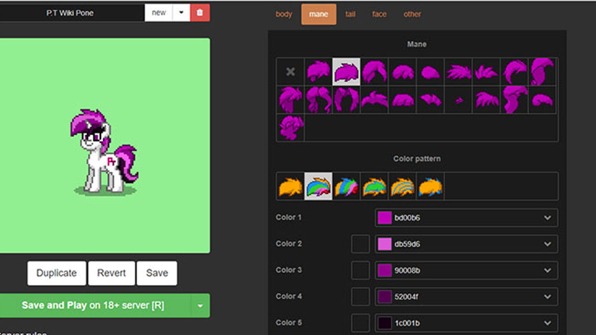 Hướng dẫn cách tạo skin Pony Town nam, cute, đẹp nhất