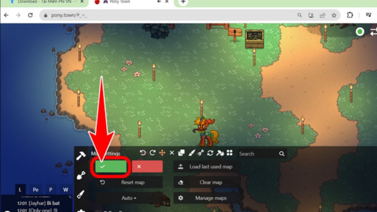 Cách tạo map và xây nhà trong Pony Town đẹp nhất 2023