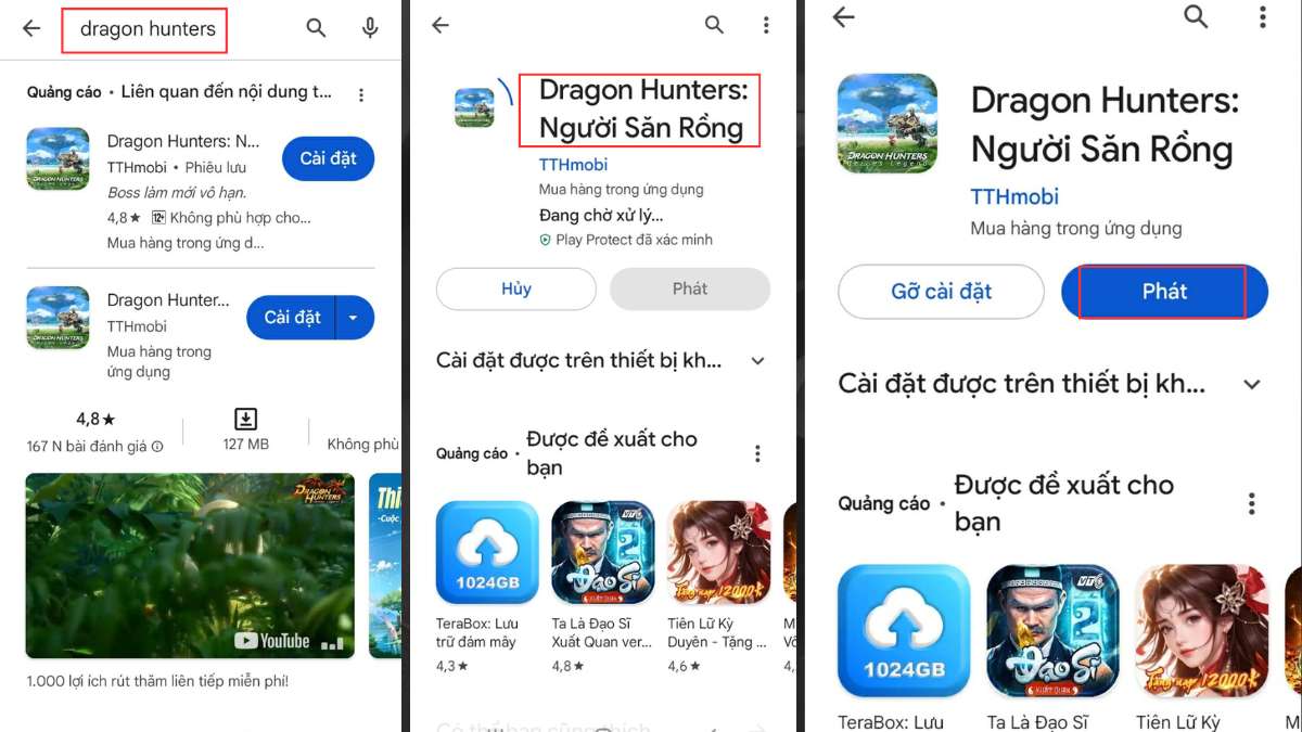 Tải Dragon Hunters: Người Săn Rồng - Game nhập vai hấp dẫn