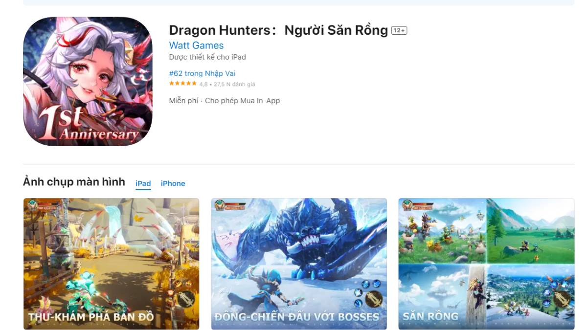 Tải Dragon Hunters: Người Săn Rồng - Game nhập vai hấp dẫn