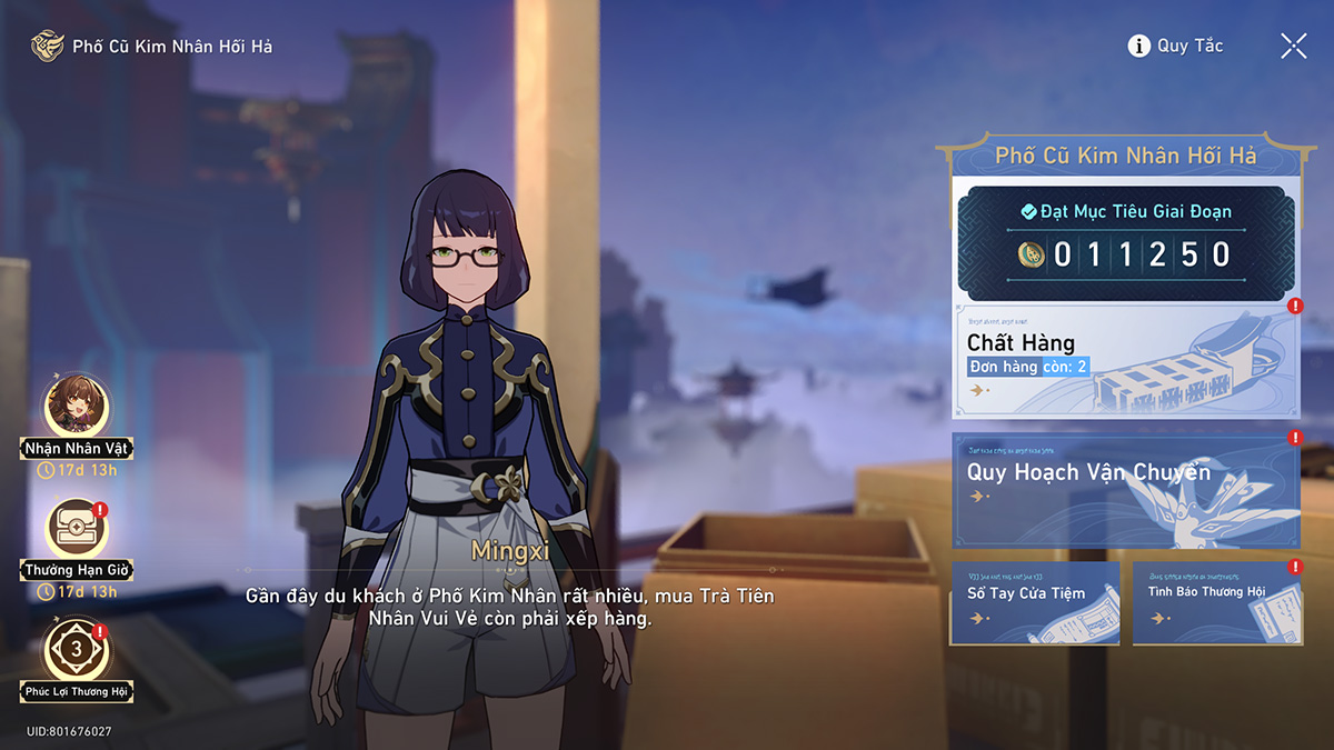 Honkai: Star Rail - Hướng dẫn hoàn thành sự kiện Phố Cũ Kim Nhân Hối Hả