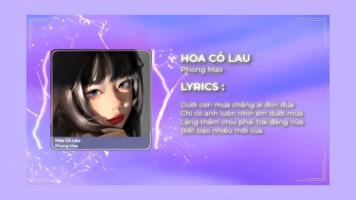 Lời bài hát Hoa Cỏ Lau - Phong Max bản chuẩn hợp âm Karaoke