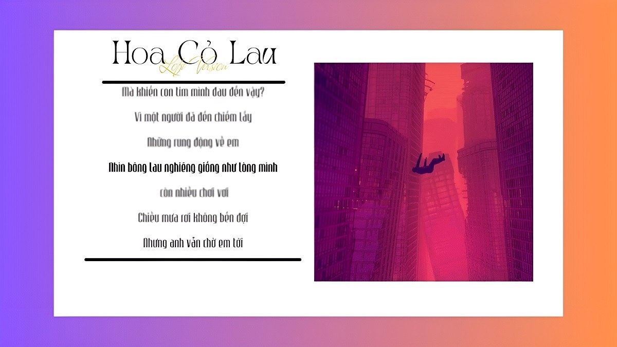 Lời bài hát Hoa Cỏ Lau - Phong Max bản chuẩn hợp âm Karaoke