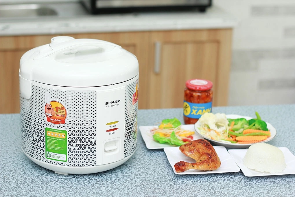 Hướng dẫn cách sử dụng nồi cơm điện Sharp chi tiết từ A - Z