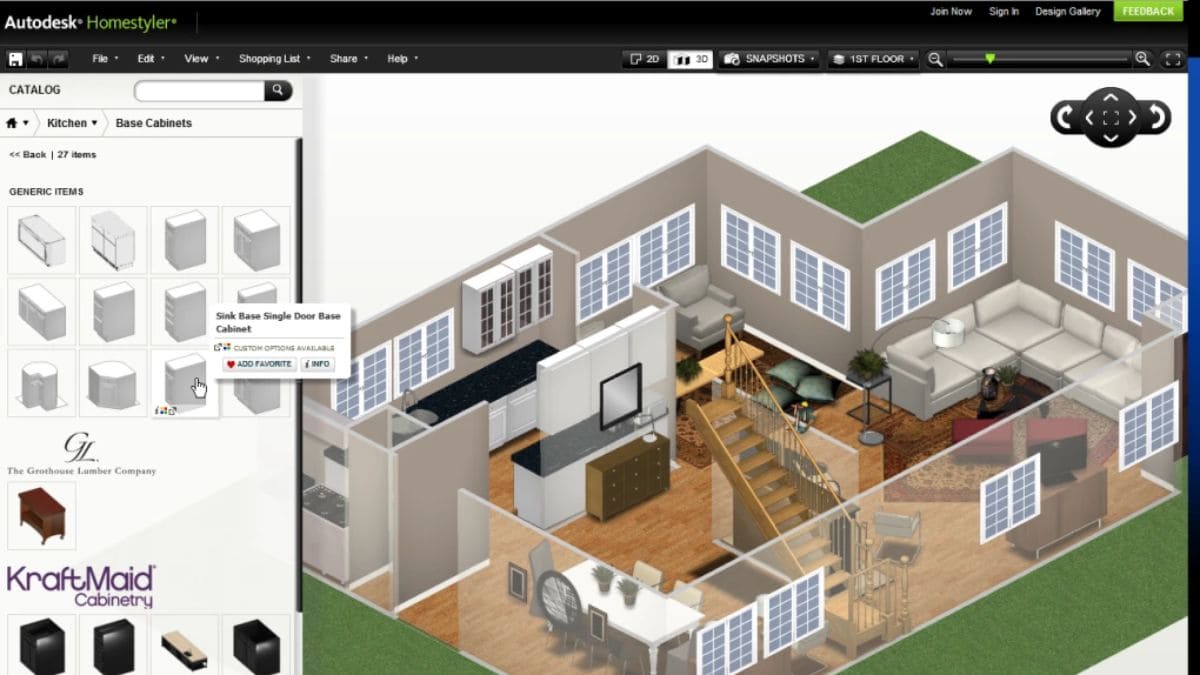 Top 14 phần mềm thiết kế nhà 2D, 3D đơn giản online bằng AI