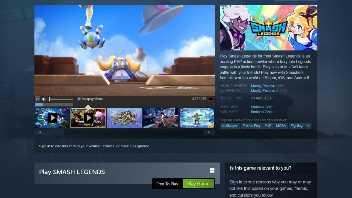 Tải SMASH LEGENDS: Action Fight - Game nhập vai Moba mobile