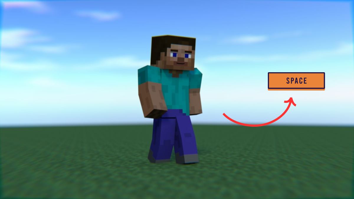 Cách bay trong Minecraft với chế độ Creative hoặc Survival