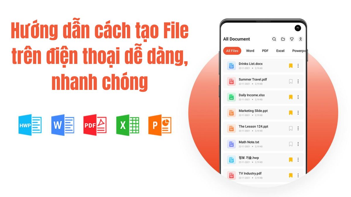 Cách tạo File trên điện thoại iPhone và Android nhanh chóng